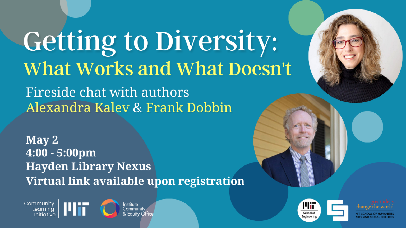 “Getting to Diversity: What Works and What Doesn’t” Fireside Chat with ...